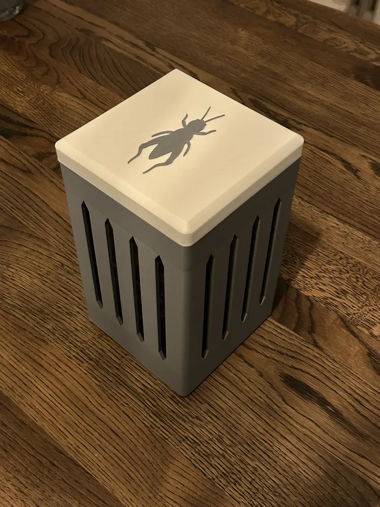 Feeding-Cricket Box - Free 3D Print Model - MakerWorld