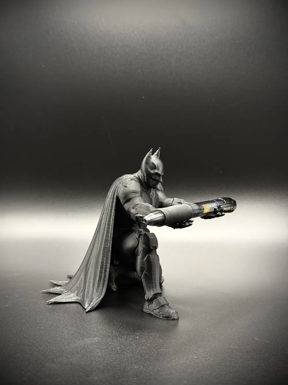 Batman Pen Holder - Custom Desktop Decor! - Free 3D Print Model ...