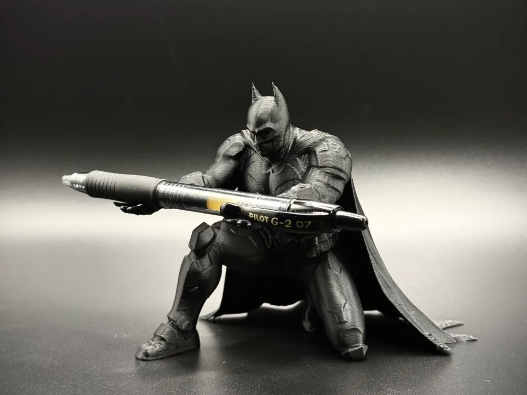 Batman Pen Holder - Custom Desktop Decor! - Free 3D Print Model ...