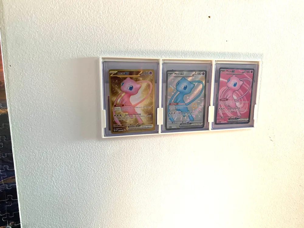 Pokemon Card Wall Mount Display by Villa MakerWorld: Download Free 3D ...