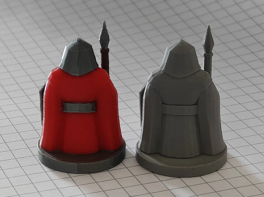 Low Poly Dwarf Warrior Miniature – DnD / RPG – AMS - Free 3D Print ...