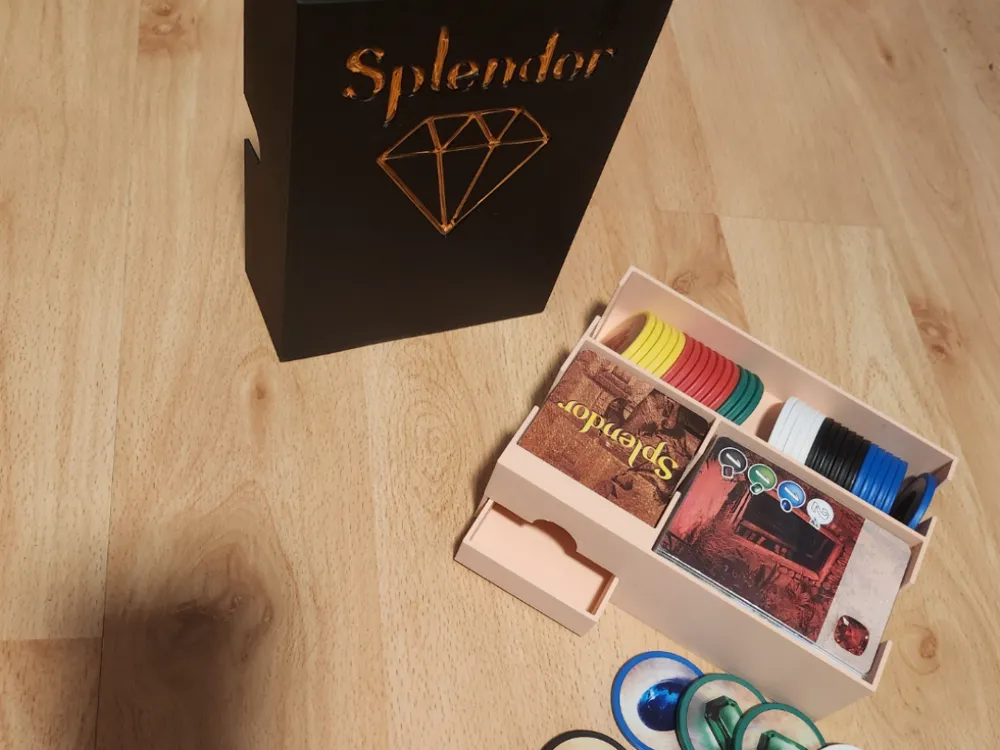 Splendor Travel Box for Sleeved cards - Free 3D Print Model - MakerWorld