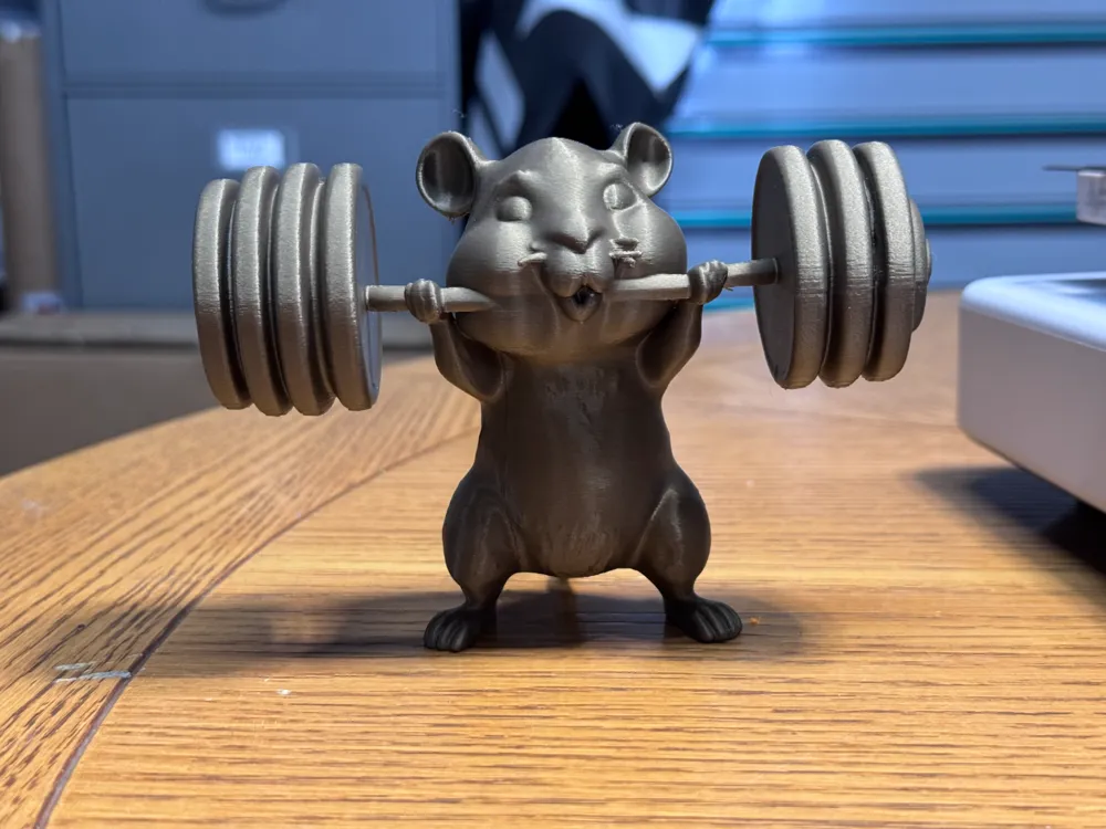 Swole Hamster – The Weightlifting Champ by CorwineCustoms.3D LLC ...