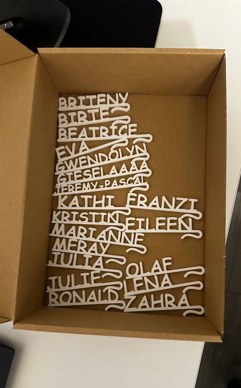 Étiquettes de nom / Plaques de nom en verre / Épingles à noms par ...