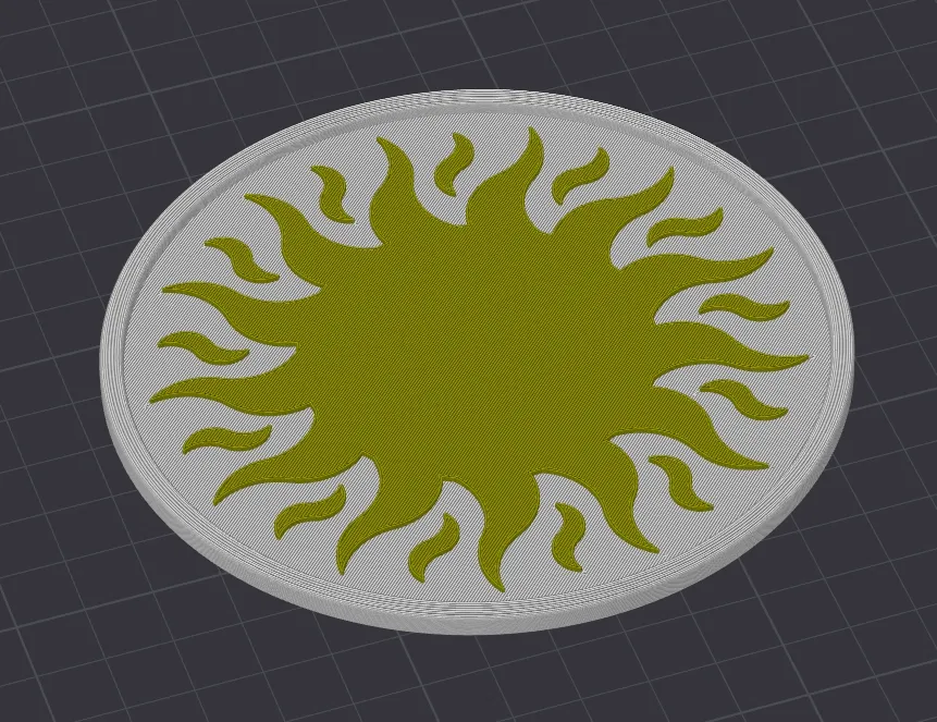 Sun coaster by sauerkirschsaft - MakerWorld