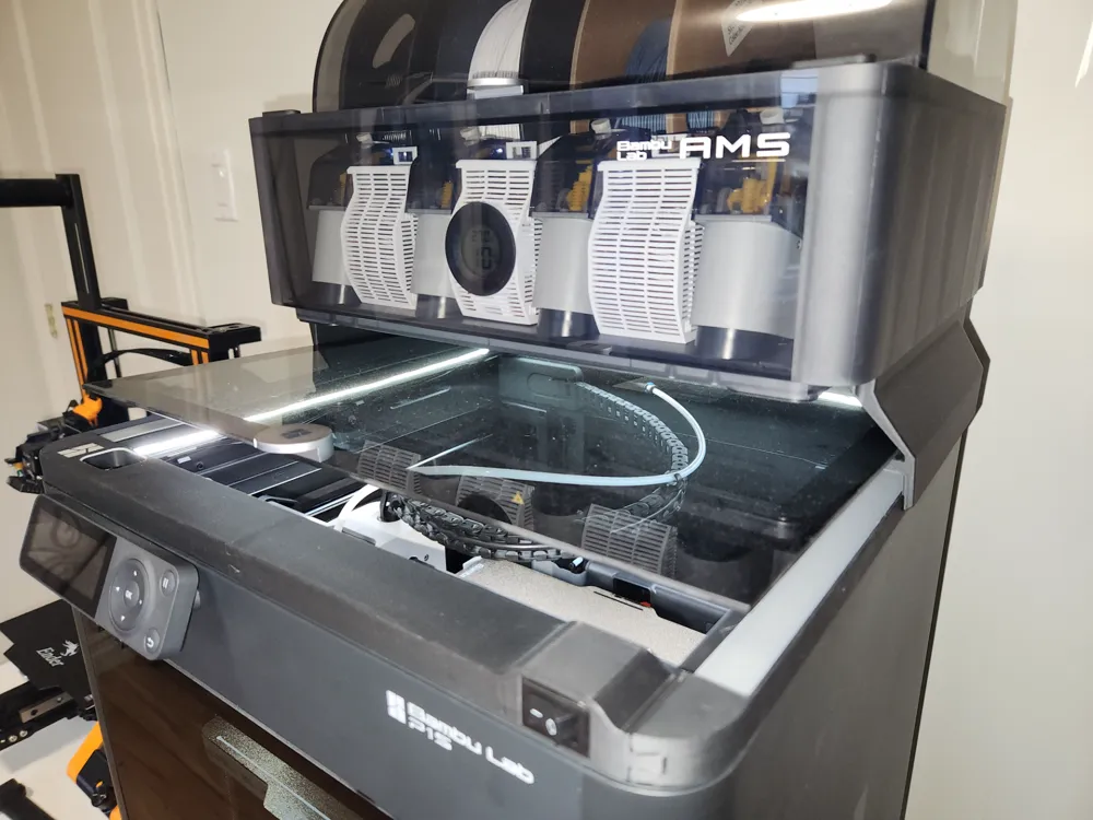 P1S / X1C AMS raiser with led (old and new AMS) Remixed by Peakpoke ...