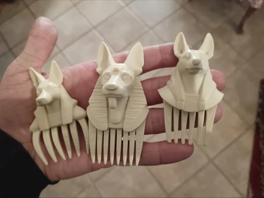 Anubis Hair Comb Collection by Aleandrus MakerWorld: Download Free 3D ...