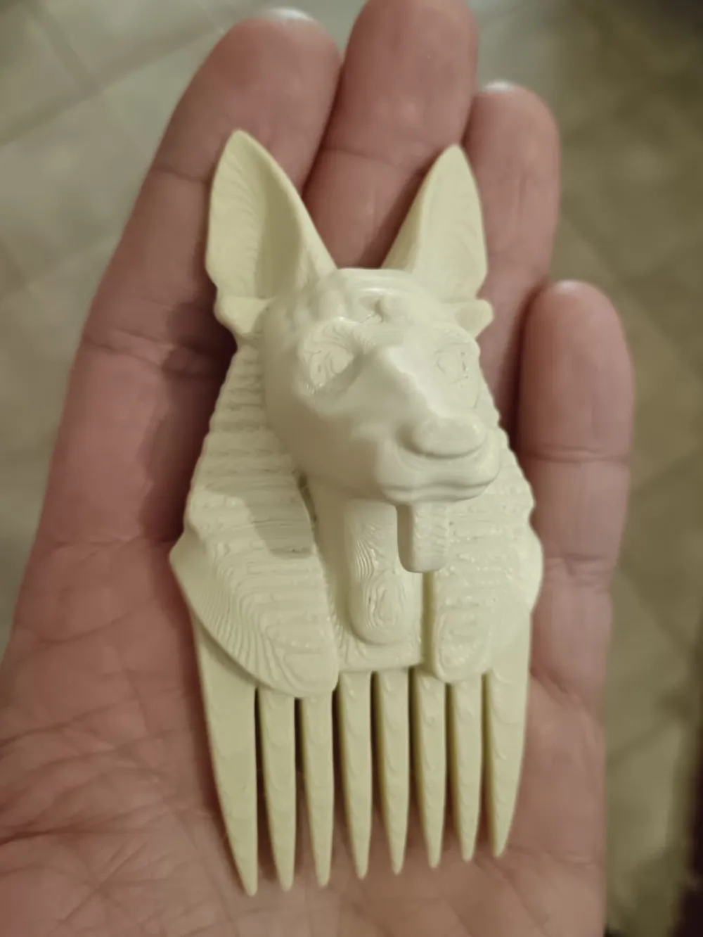 Anubis Hair Comb Collection by Aleandrus - MakerWorld