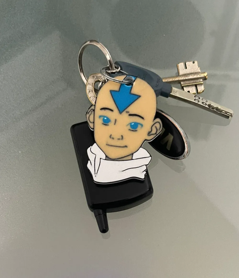 Avatar Aang Keychain by lidorlevy - MakerWorld