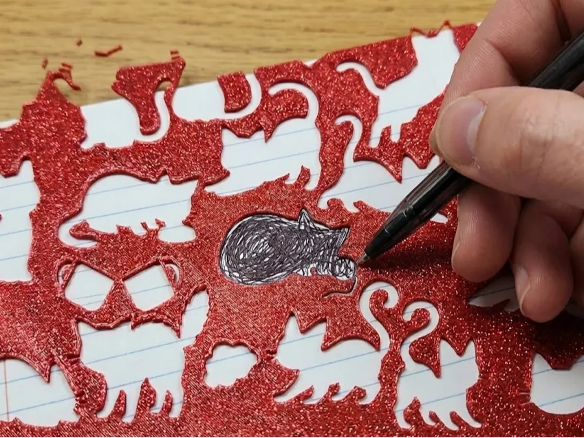 Cat Stencil - Free 3D Print Model - MakerWorld