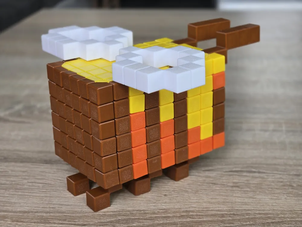 Minecraft bee building kit by 3Dcrabi - MakerWorld