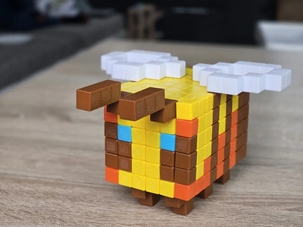 Minecraft bee building kit by 3Dcrabi - MakerWorld