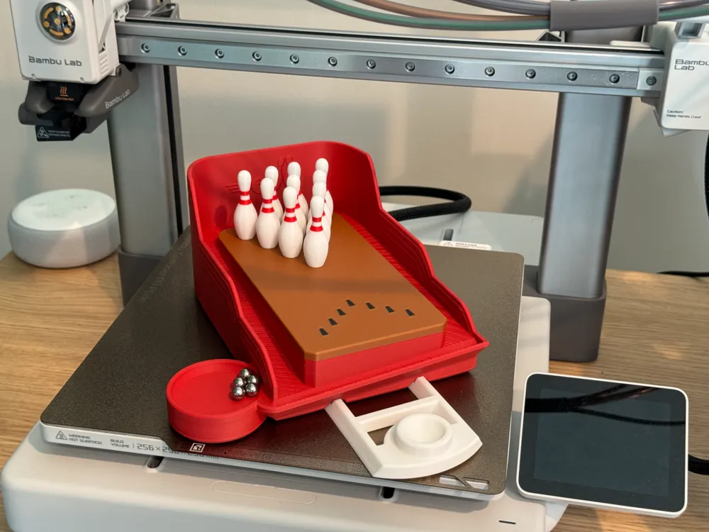 Bowling Game - Marble Arcade Series by ozarkexpeditions MakerWorld: Download Free 3D Models