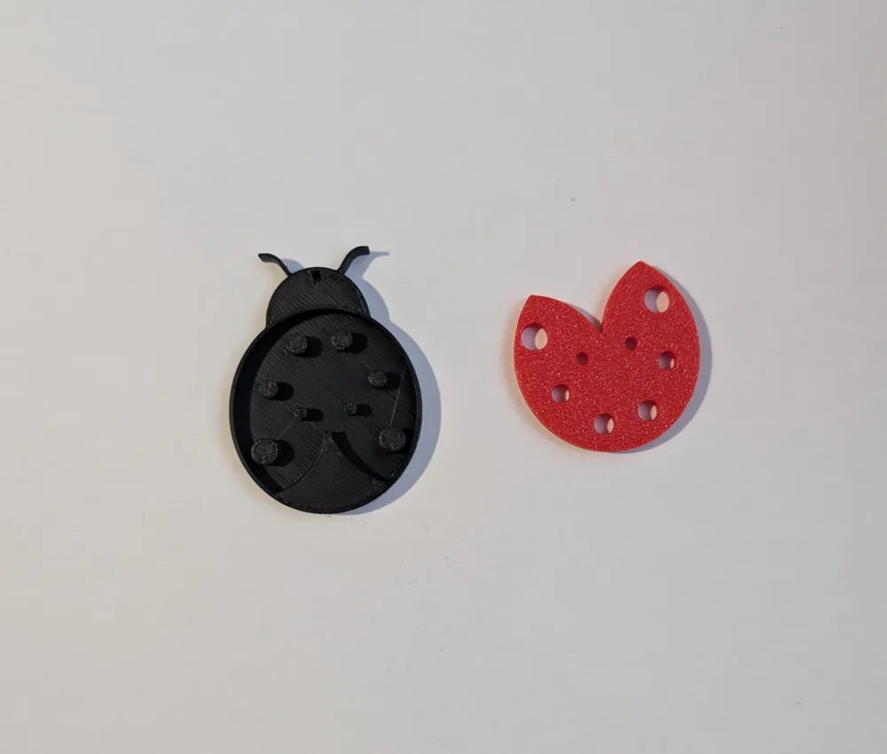ladybug keychain by frannove - MakerWorld