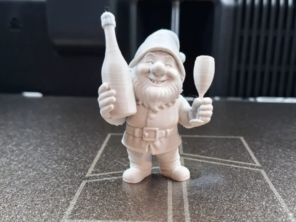 New Year Cheer Gnome - Free 3D Print Model - MakerWorld