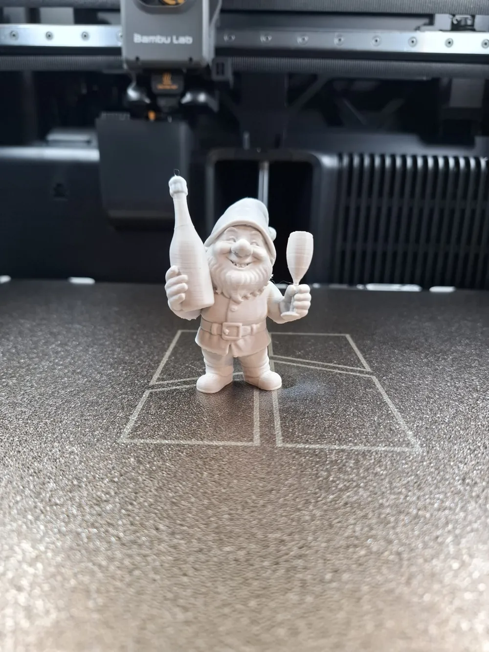 New Year Cheer Gnome - Free 3D Print Model - MakerWorld