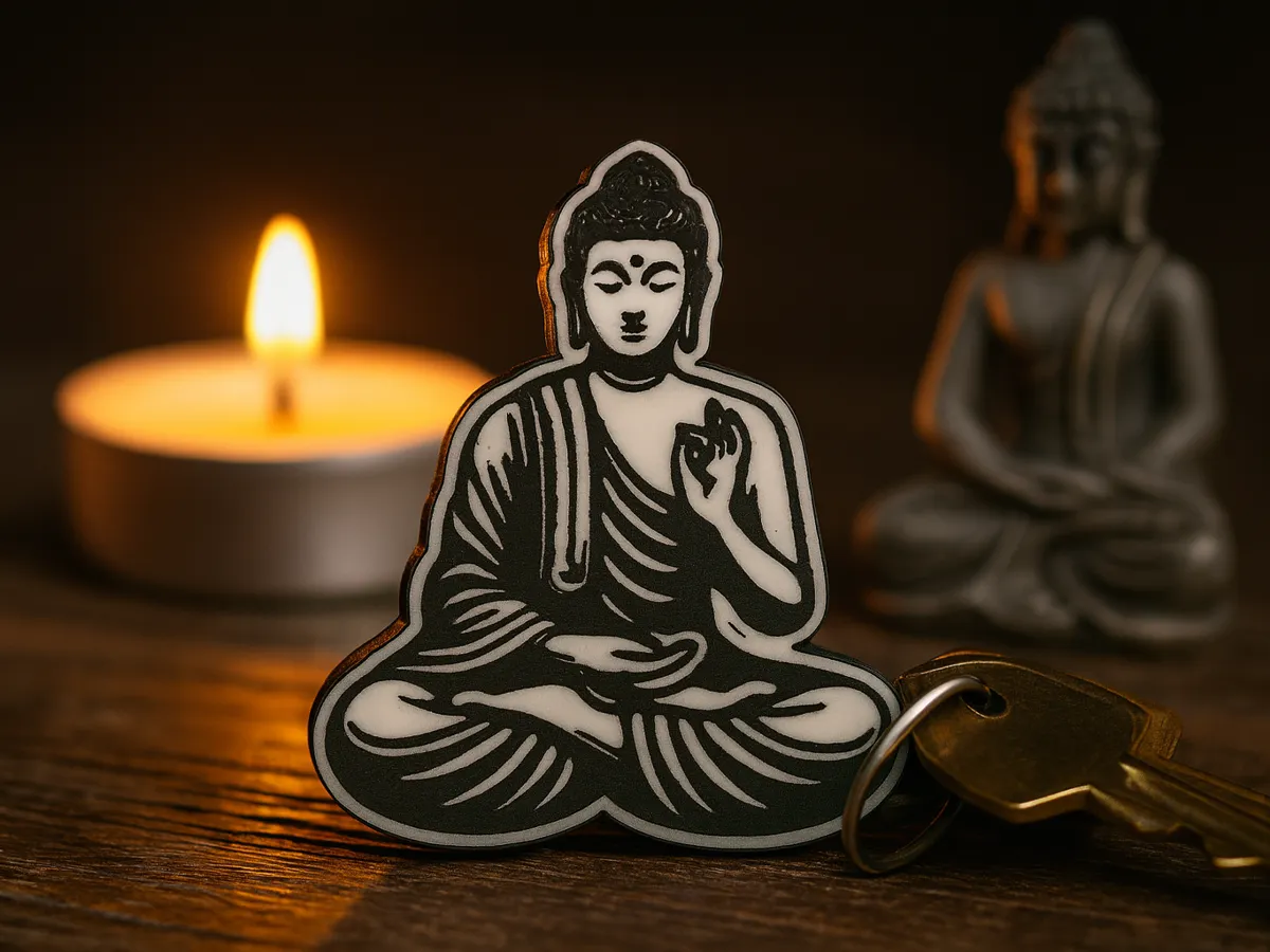 Buddha keychain by GAF 3D MakerWorld: Download Free 3D Models