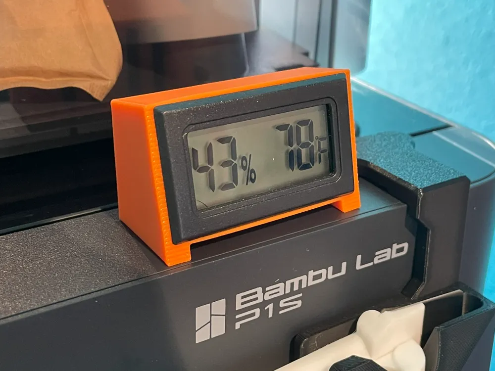 Hygrometer + Thermometer Enclosure by Wet PLA Guru - MakerWorld