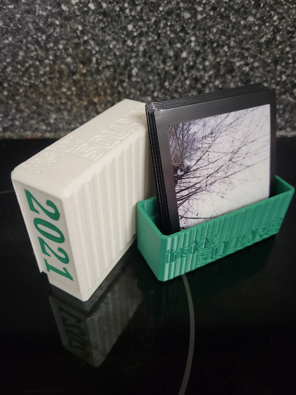 Instax SQUARE Display & Travel Case (1-Pack ver) by thinbegin - MakerWorld