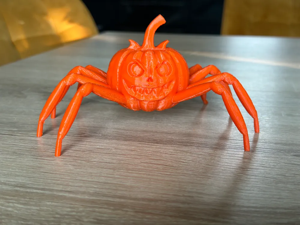 Halloween pumpkin spider by 3Dcrabi - MakerWorld