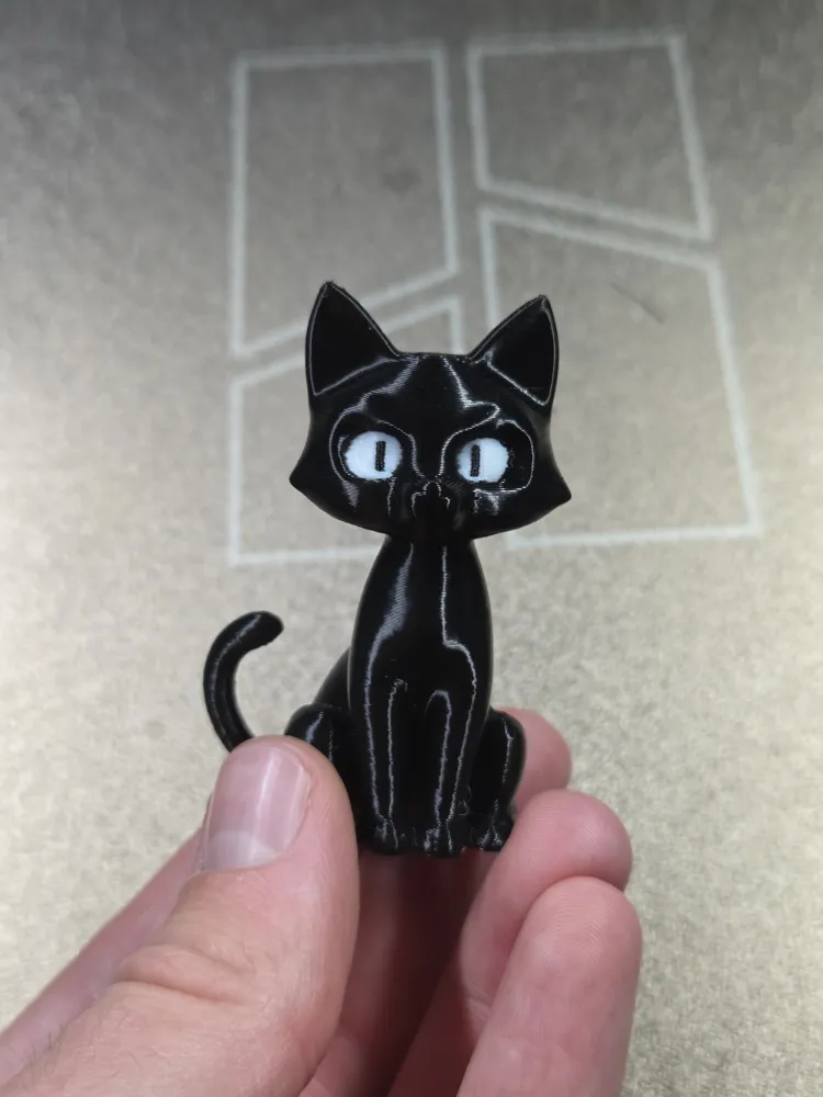 Gruselige Katze (Leuchtende Augen im Dunkeln) – Kostenloses 3D ...