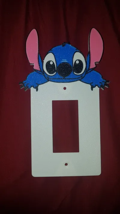 Stitch Single and Double Light Switch Covers by bloodVixen MakerWorld ...
