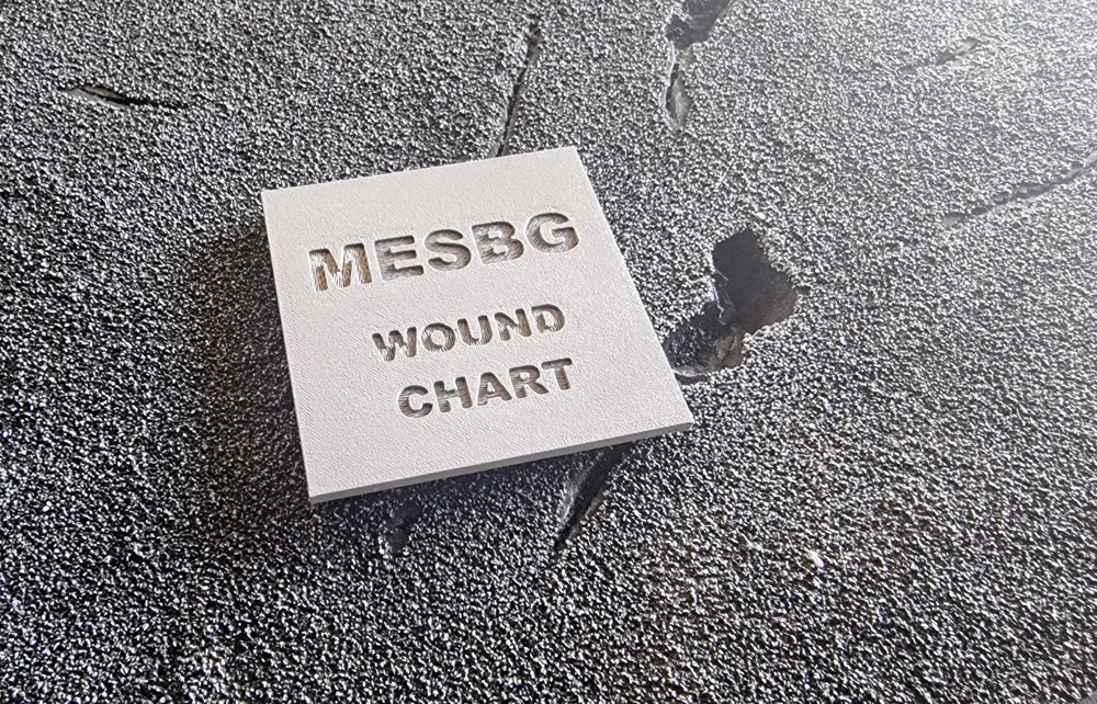 MESBG Wound Chart Strength vs Defense - Free 3D Print Model - MakerWorld