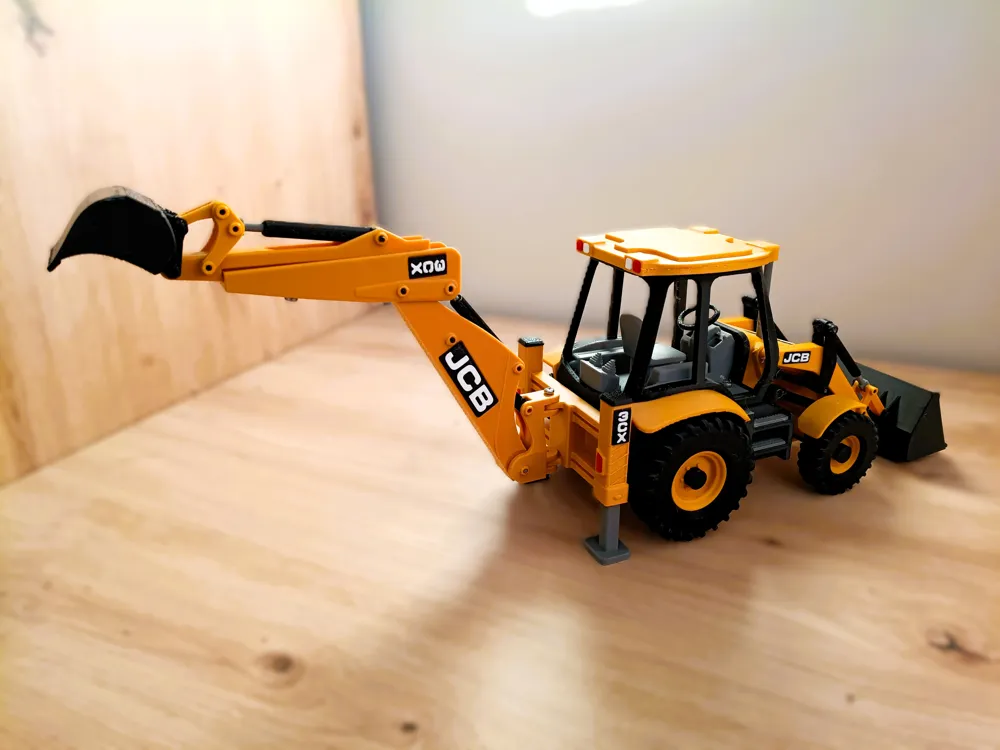 JCB 3CX Backhoe Loader ( Excavator ) 1:24 scale - Free 3D Print Model ...