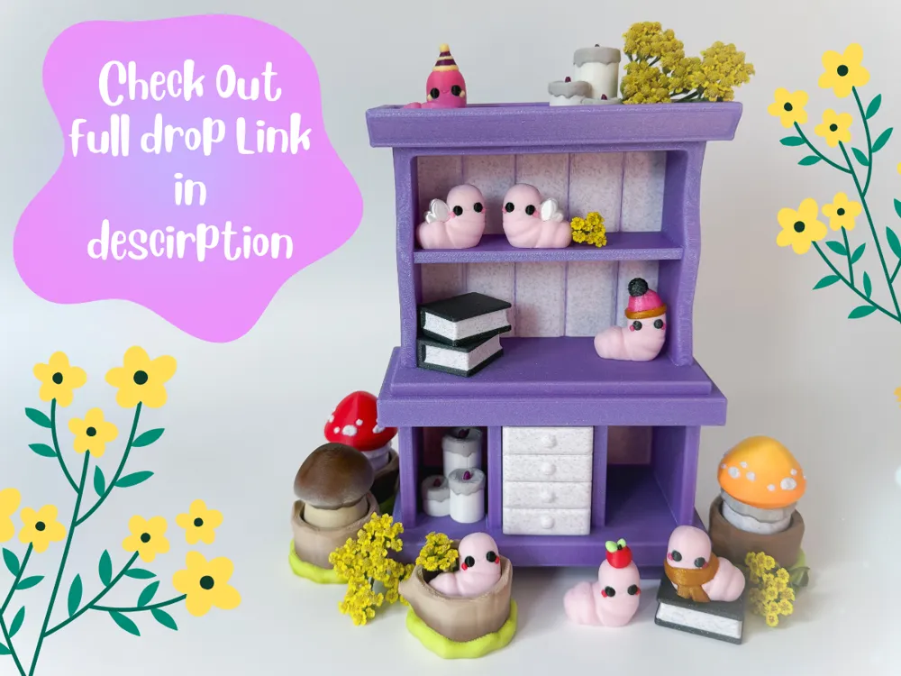 The Hutch and book magnet by Layersingreen MakerWorld: Download Free 3D Models