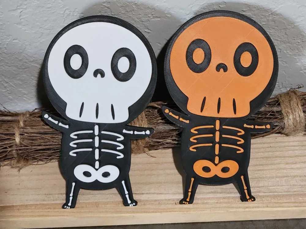 Little Cute Chubby Skeleton Decor by Salvadori - MakerWorld