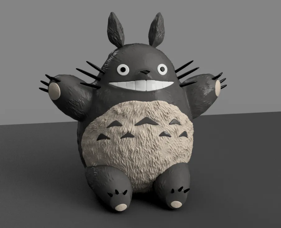 Totoro small statue by MiX&BitS - MakerWorld