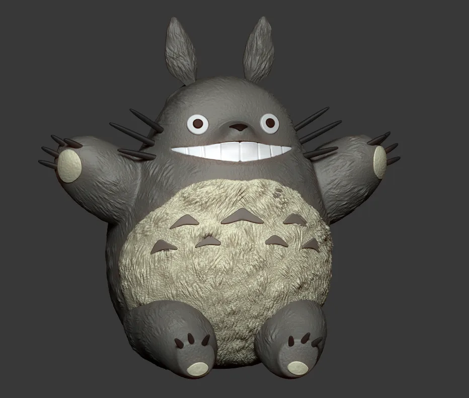 Totoro small statue by MiX&BitS - MakerWorld