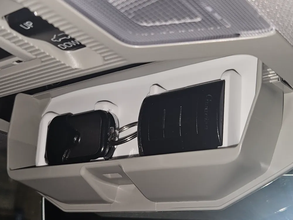 RAV4 Overhead Console Storage Template - Free 3D Print Model - MakerWorld