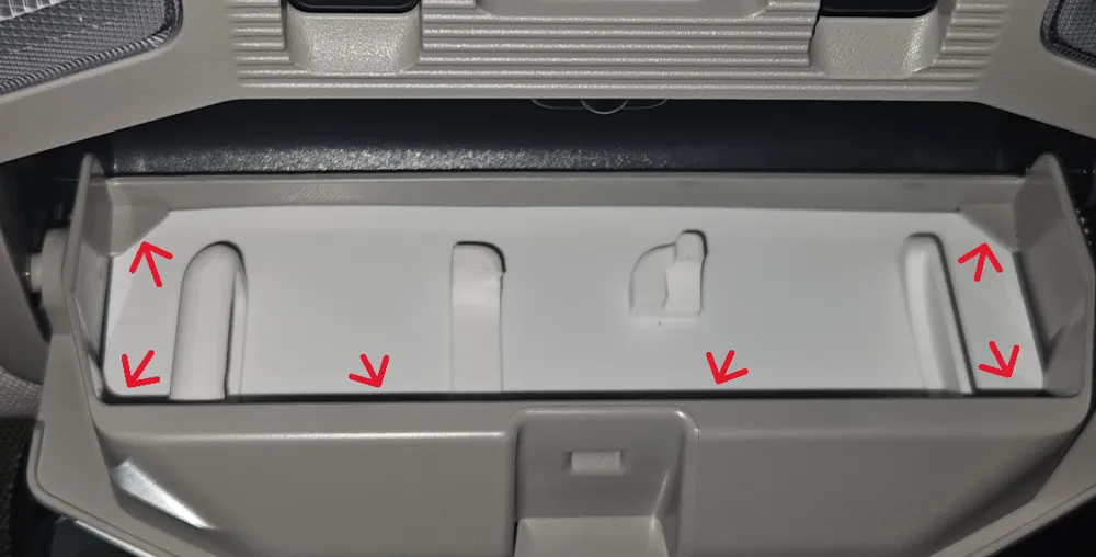 RAV4 Overhead Console Storage Template - Free 3D Print Model - MakerWorld