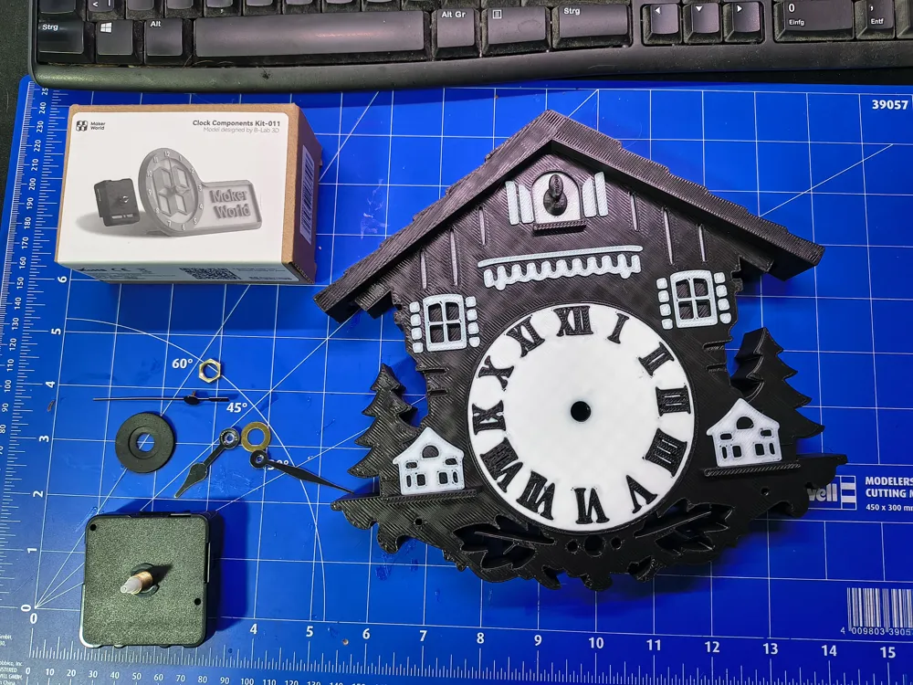 Orologio a cucù per Bambu Lab Clock KIT-011 - Free 3D Print Model ...