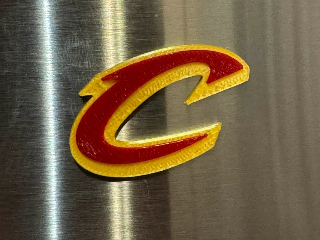 Cleveland Cavaliers logo magnet - Free 3D Print Model - MakerWorld