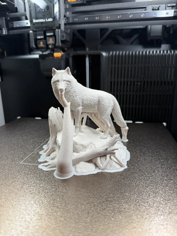 Wolf Guardian - Free 3D Print Model - MakerWorld