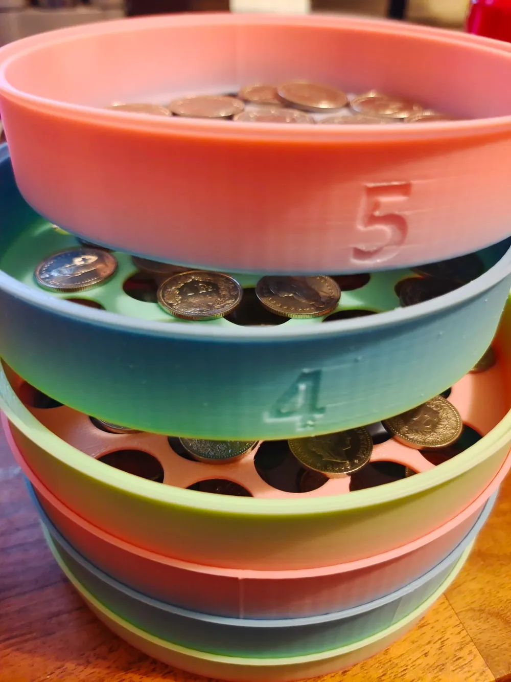 Coin sorter CHF Swiss Francs by benji - MakerWorld