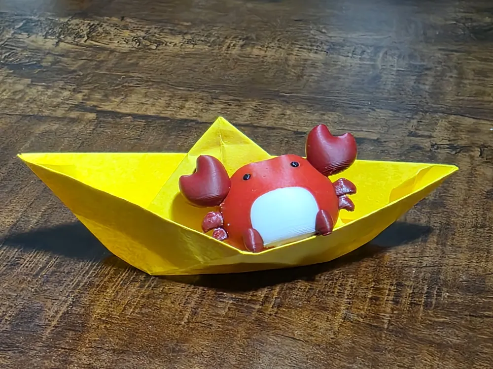 Kaniki - Sameko Saba Crab Fan Mascot by Finn_128 MakerWorld: Download ...