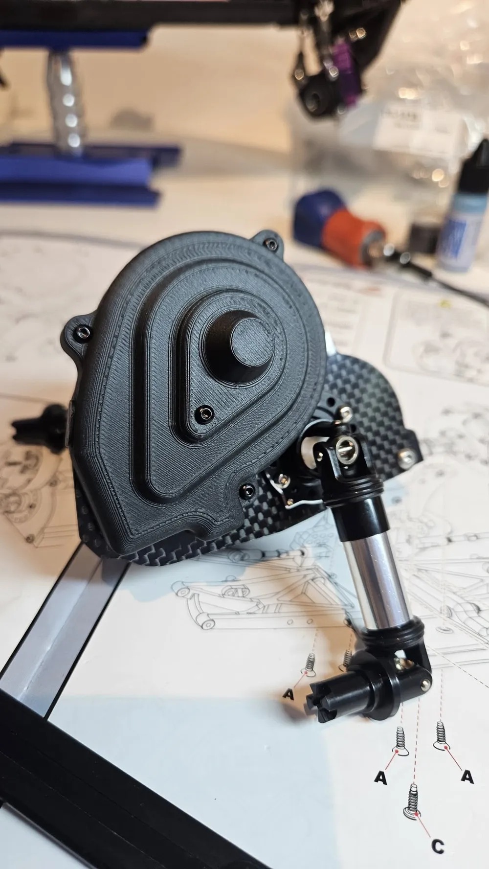 Cougar 2 Works Gear train cover - Free 3D Print Model - MakerWorld
