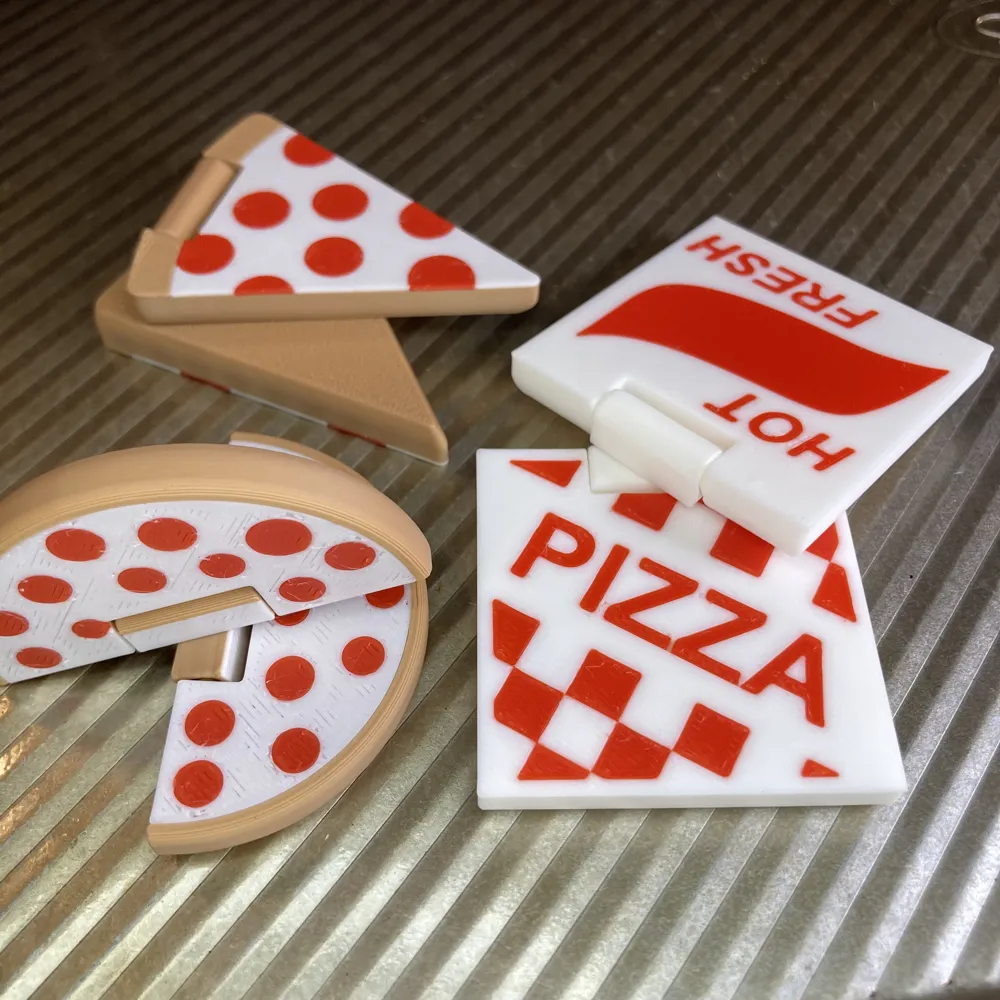 Pizza Slider Fidget Toys (Barbie Doll Sized) by SpacedOut MakerWorld ...