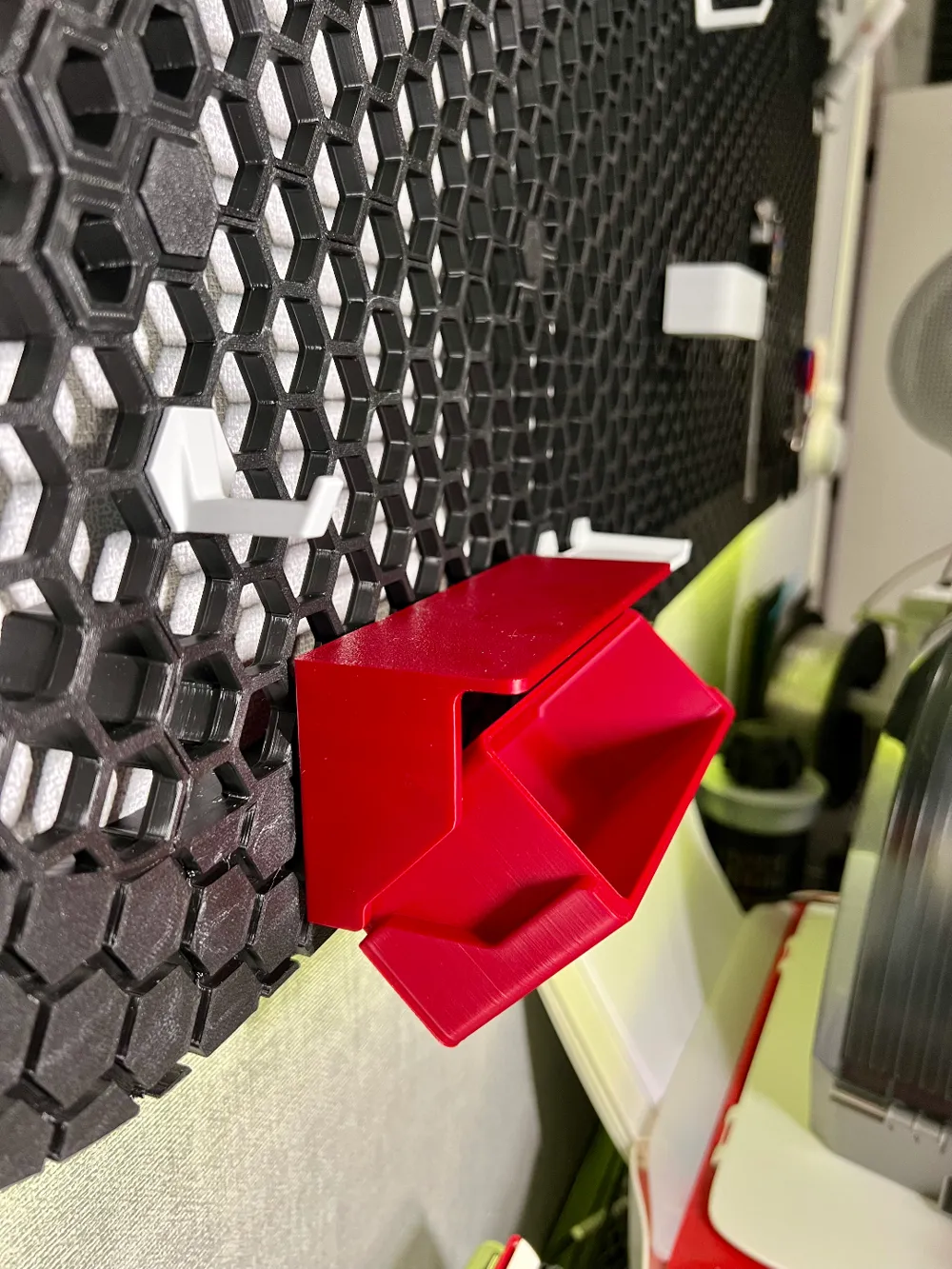 Tilted Drawer for Honeycomb Storage Wall - Free 3D Print Model - MakerWorld