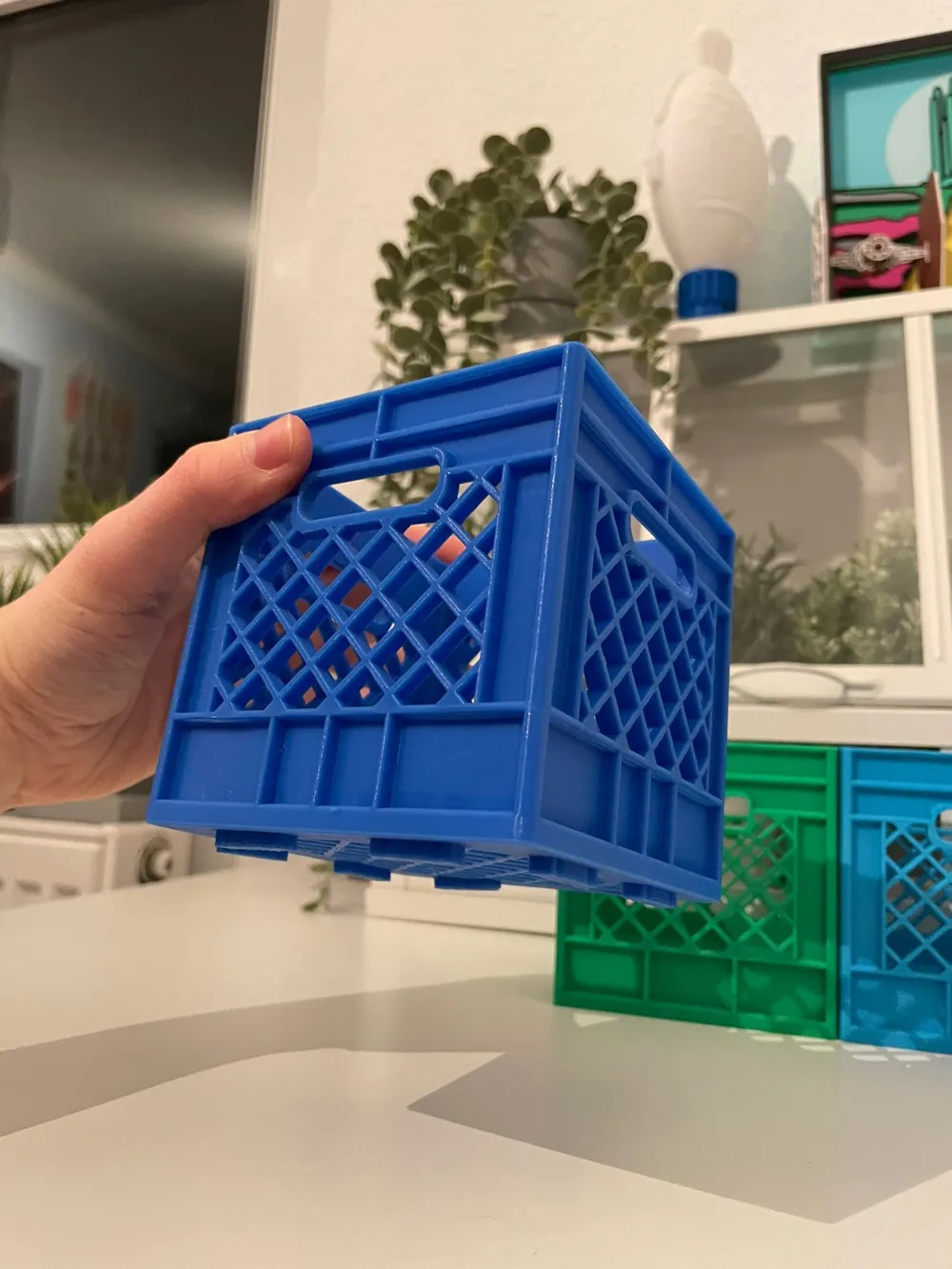 Stackable Milk Crates with Print in Place Pegs - Free 3D Print Model ...