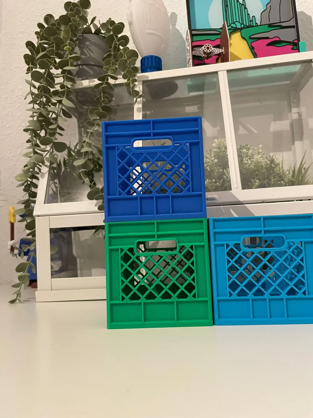 Stackable Milk Crates with Print in Place Pegs - Free 3D Print Model ...