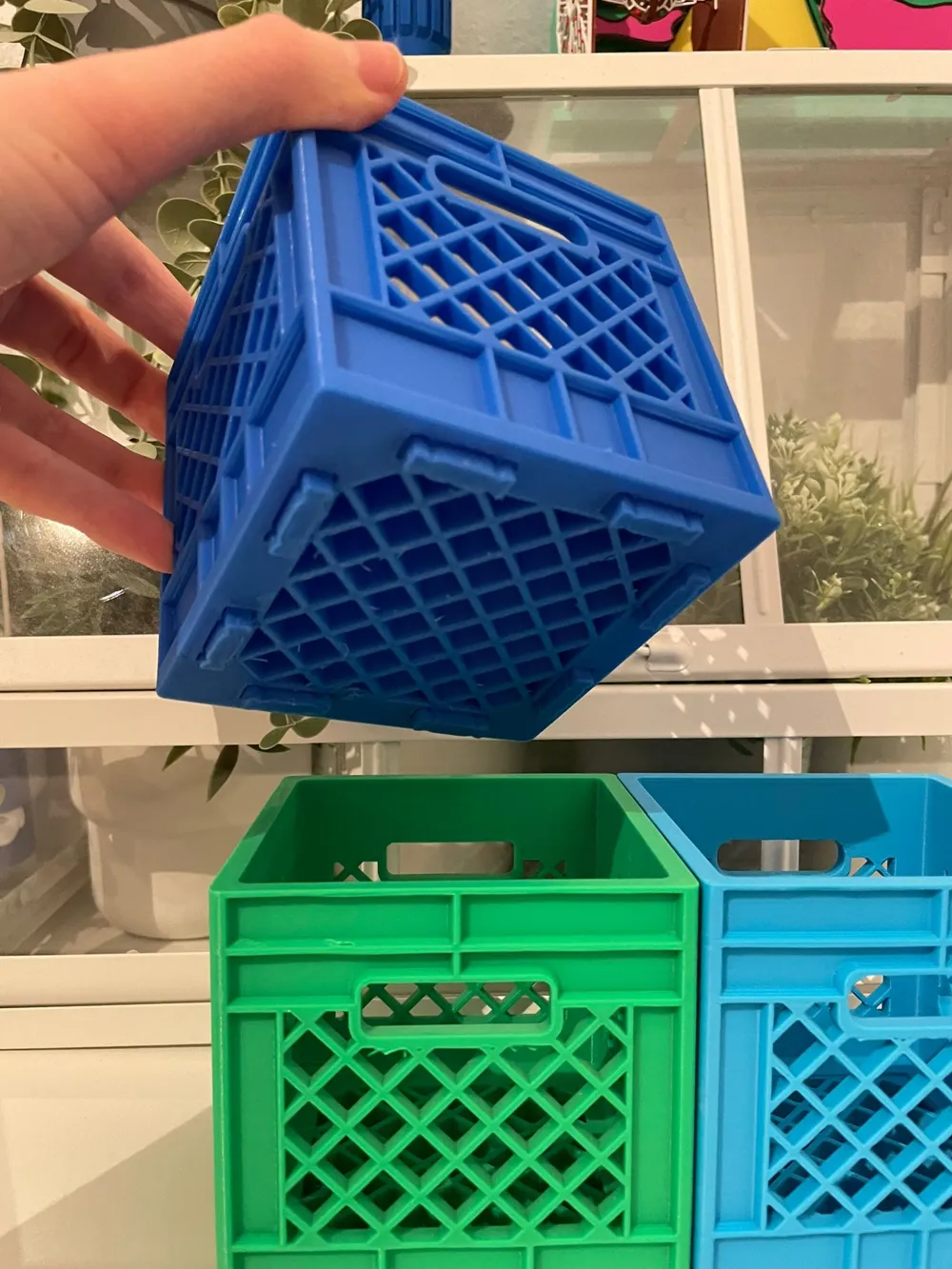 Stackable Milk Crates with Print in Place Pegs - Free 3D Print Model ...