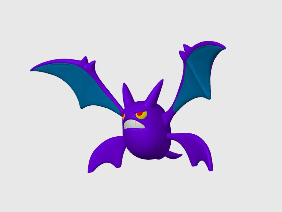 Crobat Multicolor - Free 3D Print Model - MakerWorld