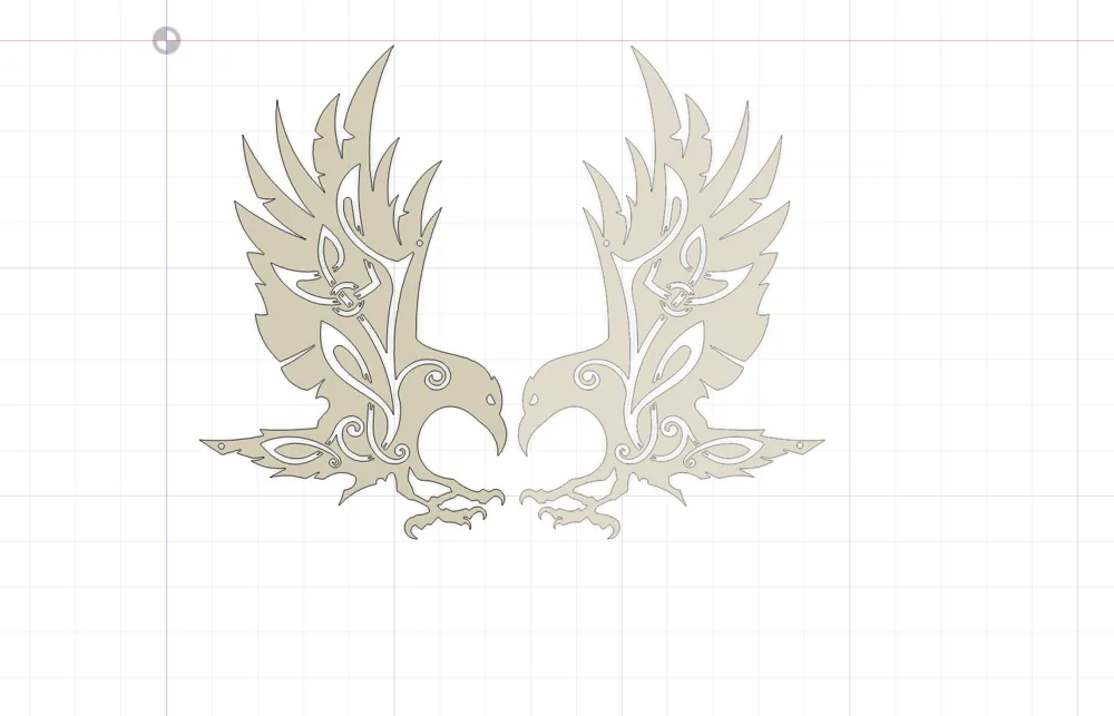 Viking Crow 2D wall art - Free 3D Print Model - MakerWorld