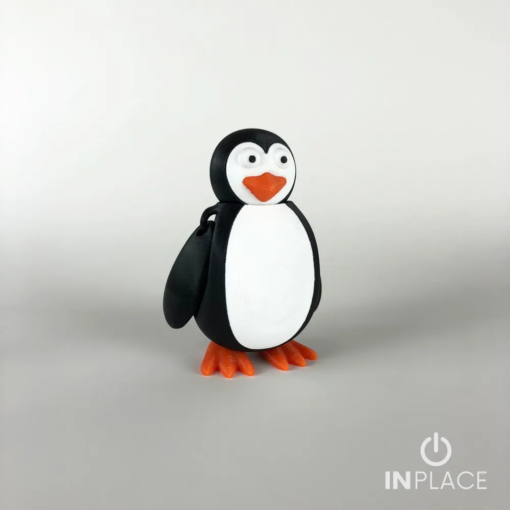 Cute Penguin Articulated - Free 3D Print Model - MakerWorld