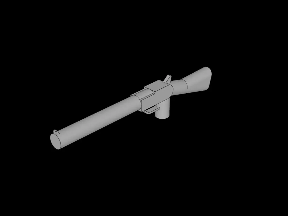 Brick Compatible Minifig Gun Rifle by Print A Brick - MakerWorld