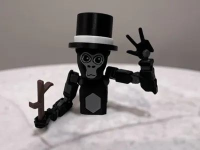 Top Hat for Monke 13 - Gorilla Tag Accessory by LCJC3D MakerWorld ...